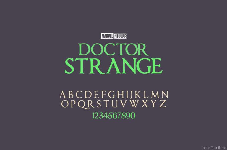 Marvel Studios movie and series fonts - Gooova Studio