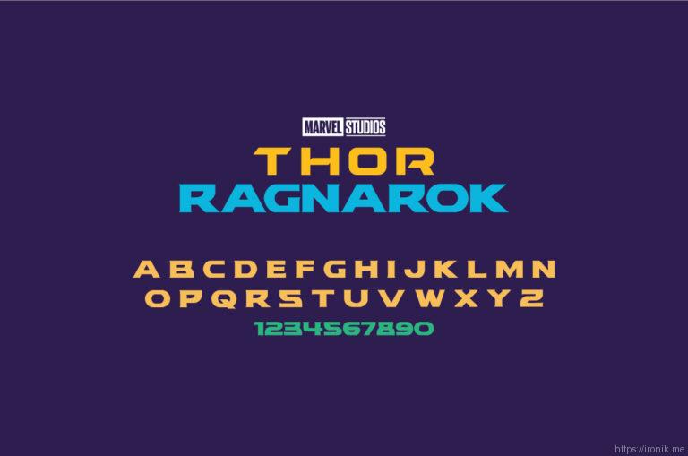 Marvel Studios movie and series fonts - Gooova Studio