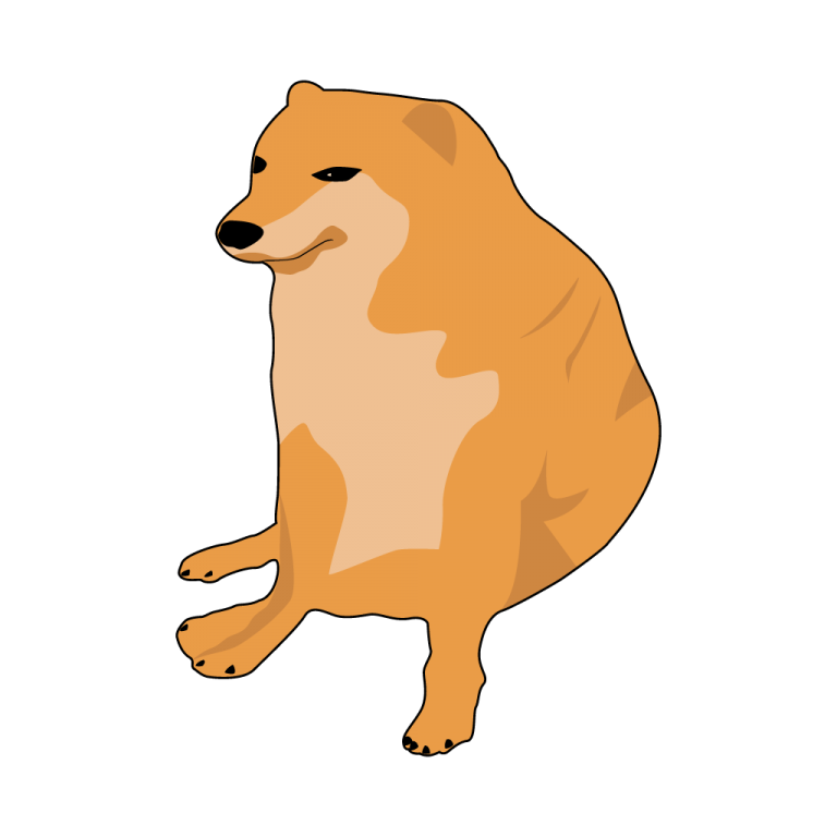 Cheems Vector File - Cheems Meme, Gamer and Samurai [PNG]